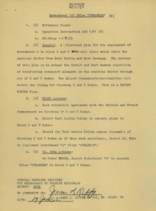 Detachment “A” OPlan “Strangle” | Detachment "A"